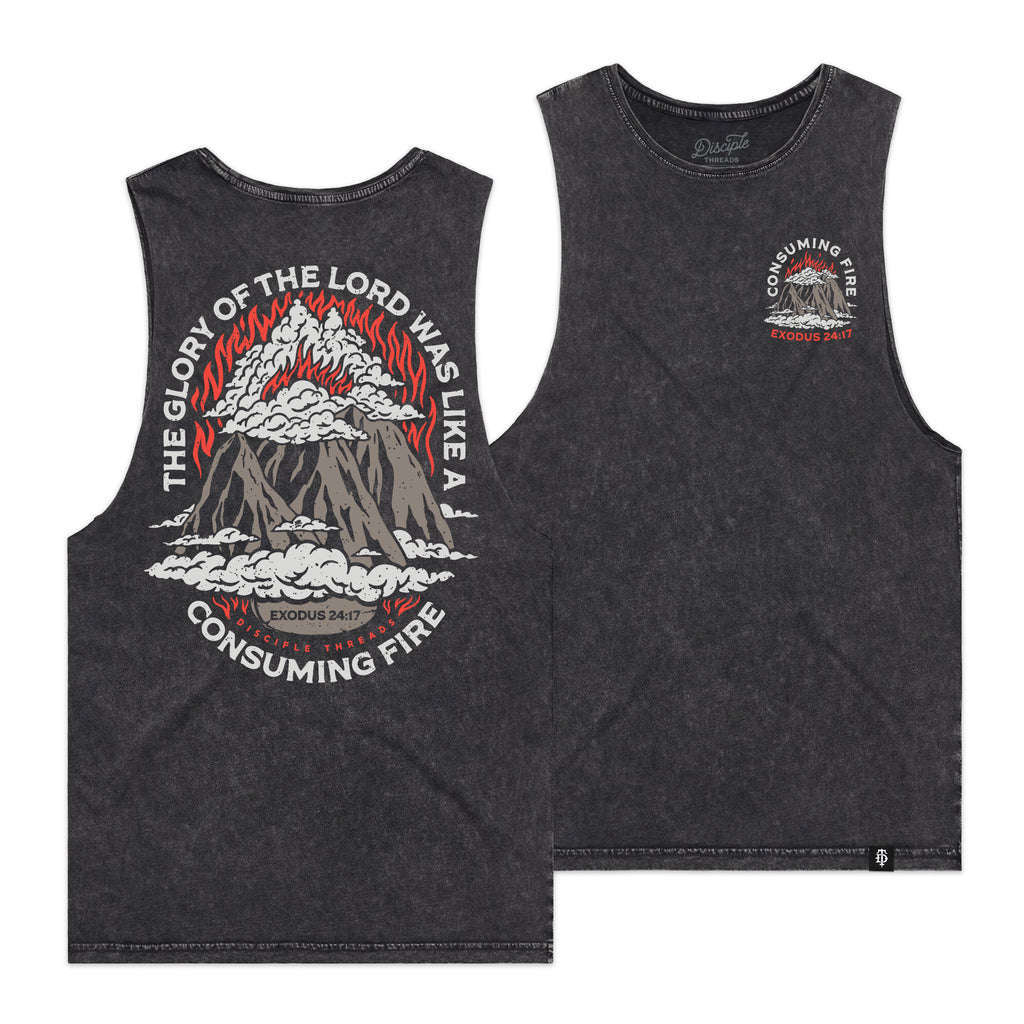 Consuming Fire Cut-Off Tank – Disciple Threads