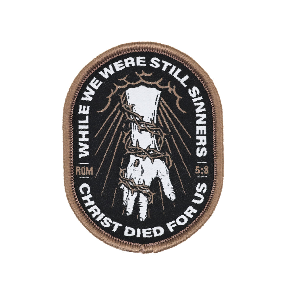 Christ Died For Us Patch – Disciple Threads